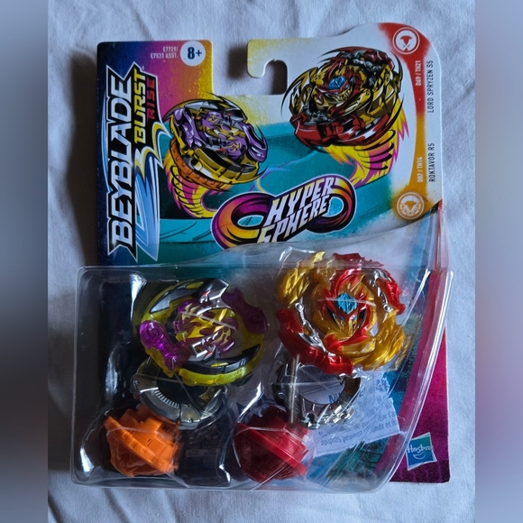 Hasbro | Toys | Beyblade Burst Rise Hypersphere Dual Packroktavor R5 ...